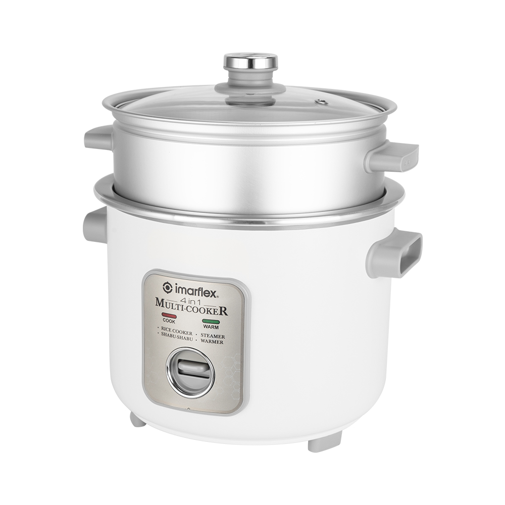 Imarflex 4-in-1 Rice Cooker and Multi-Cooker - 2.2L / 12 Cups (IRC-22LC ...