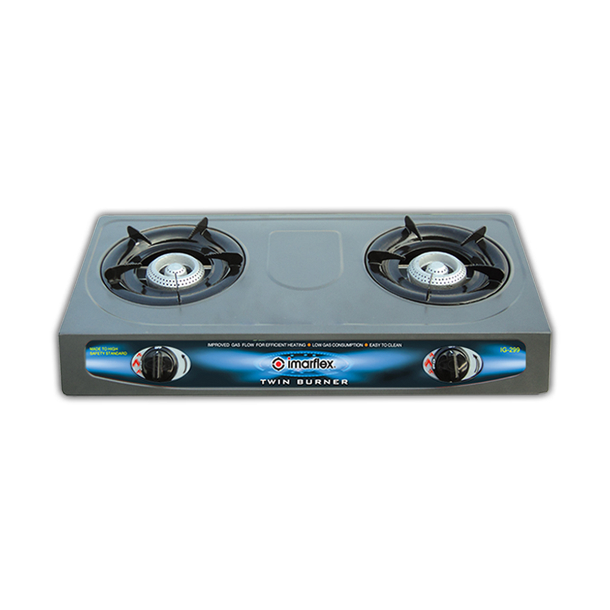 Imarflex Twin / Double Burner Gas Stove (IG-299) - Imarflex