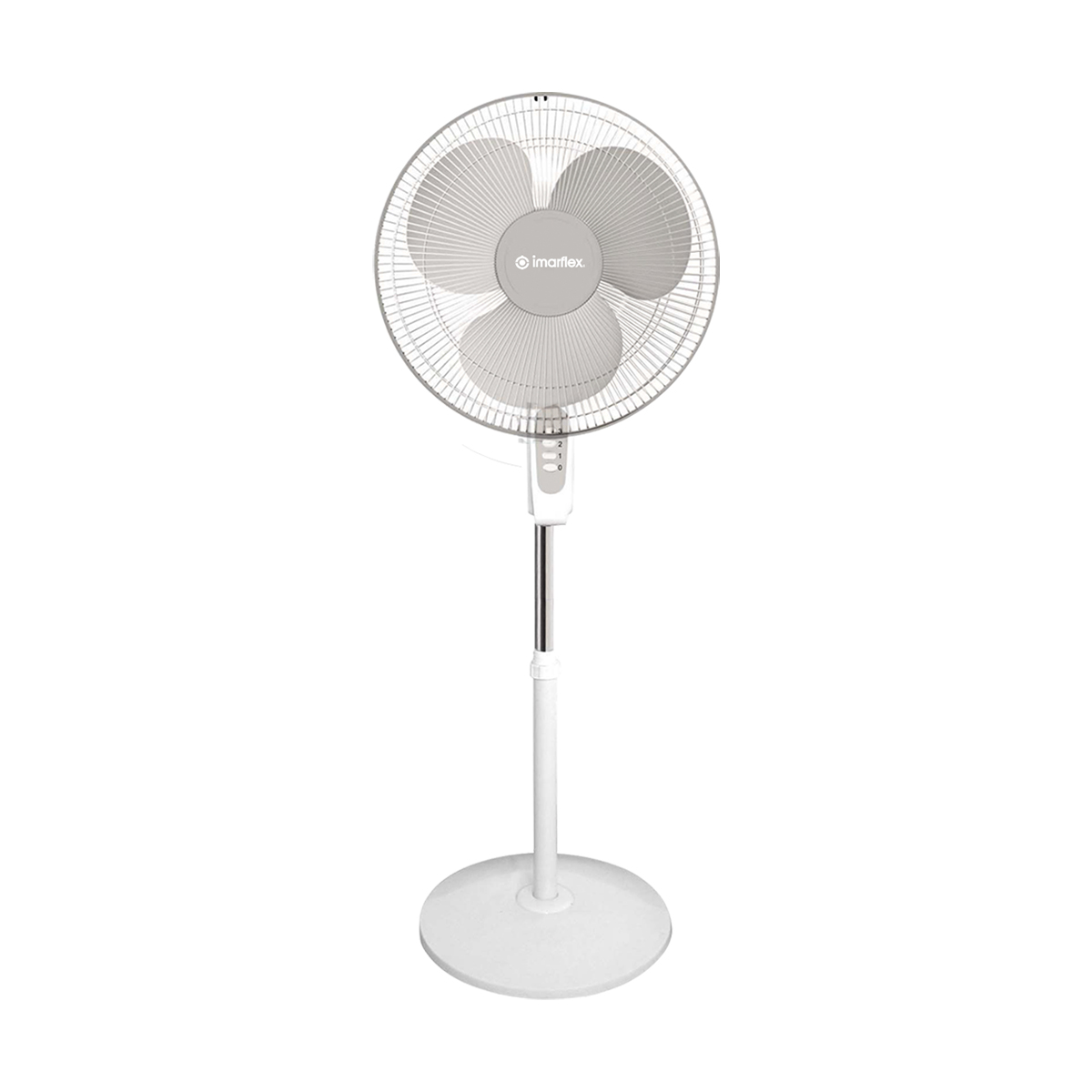 Imarflex 16-inch Stand Fan - White (IF-322W) - Imarflex